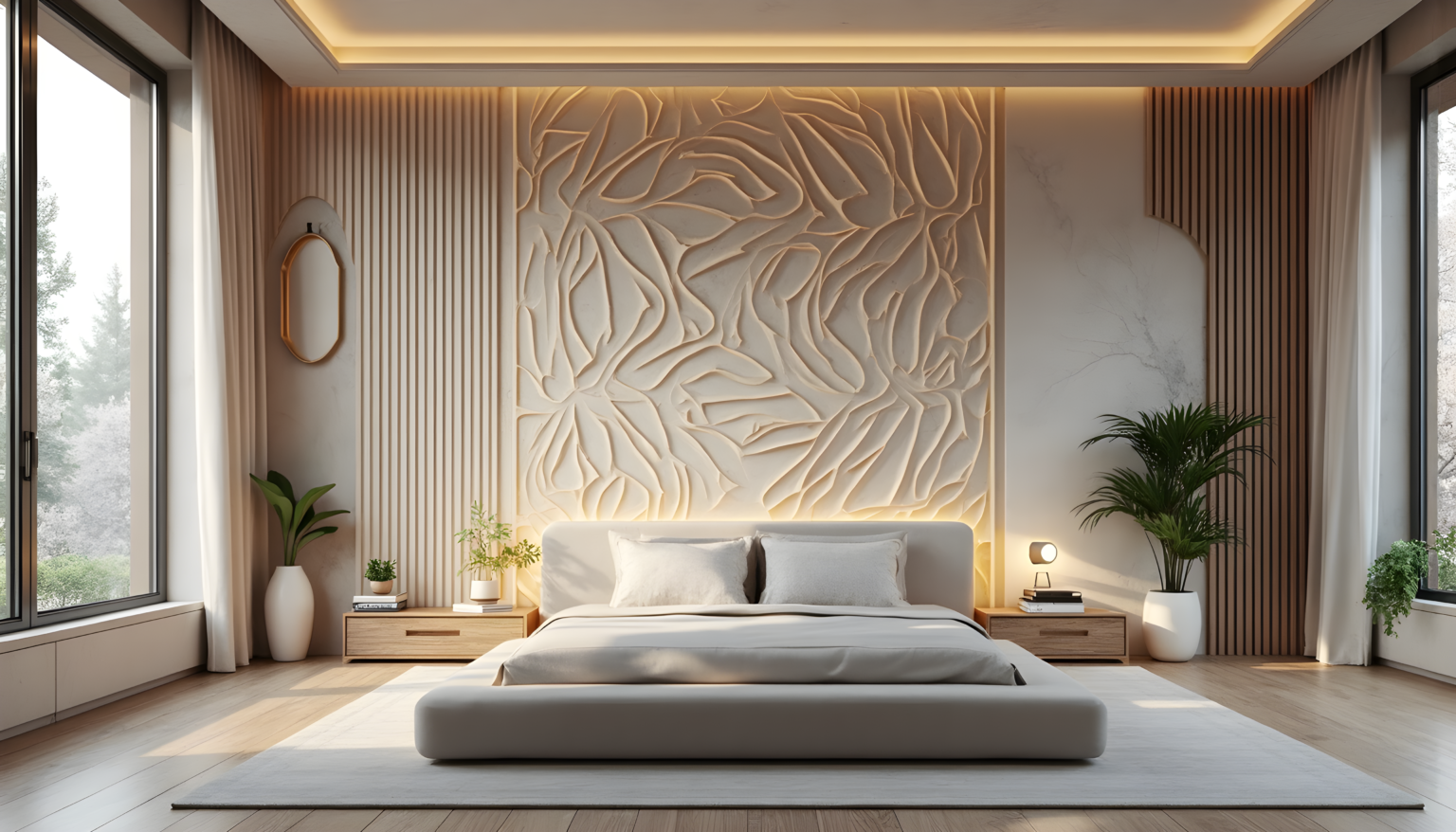 10+ Wall Texture Designs For Bedroom To Try In 2025